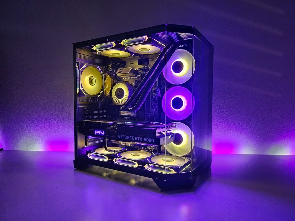 Gaming PC Darkflare🍧RTX 5080 + 9800X3D | 32GB DDR5 (Neu und ...