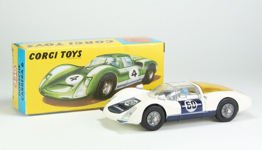 Corgi Toys 330, Porsche Carrera 6, Reissue. (Neu und originalverpackt ...