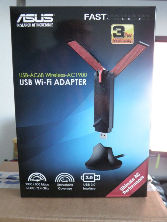 USB Wi-Fi Adapter ASUS, USB-AC68 | Kaufen auf Ricardo
