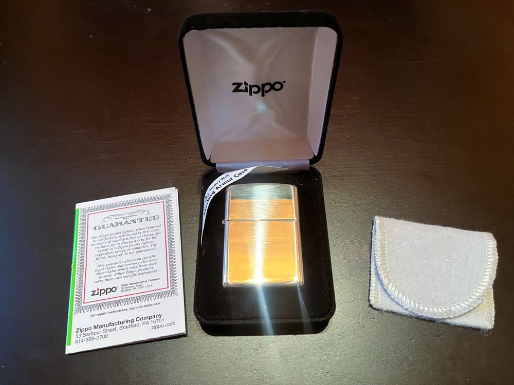 Zippo Feuerzeug Sterling Silber Armor Case Heavy Wall | Kaufen auf Ricardo