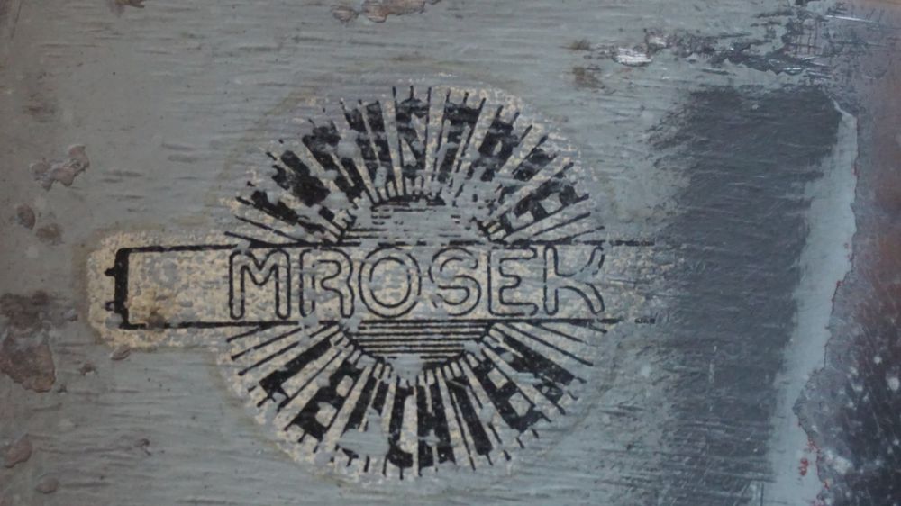 Bunkerlampe Mrosek EX-Geschützt, 1966, poliert Loft vintage (Gebraucht ...