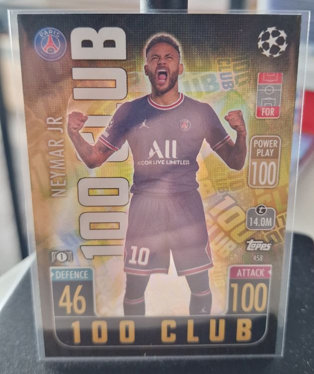 Topps Neymar Jr Match Attax 2021/22 100 Club PSG Paris Saint | Kaufen auf Ricardo