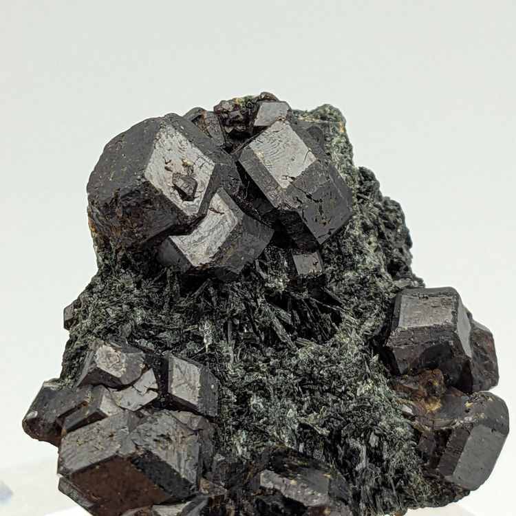 Seltene MELANIT, SCHWARZER GRANAT mit EPIDOT, Mali (Nuovo (secondo la ...