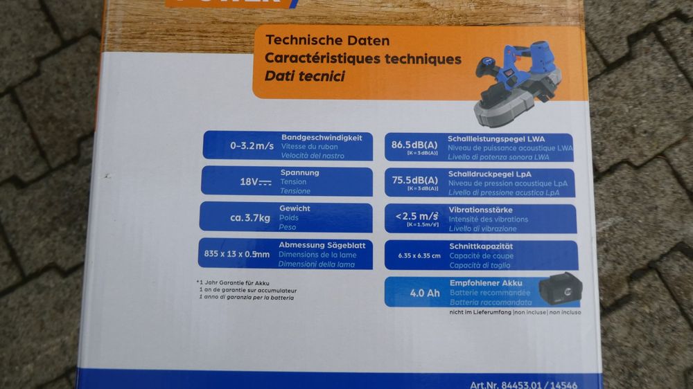 Metallbandsäge Okay Power Landi (Neu und originalverpackt) in Lausen ...