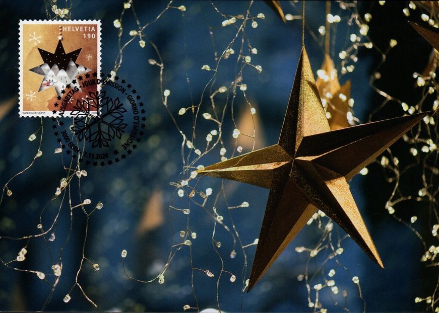 Maximumkarte Weihnachten 2024 - Stern | Kaufen auf Ricardo