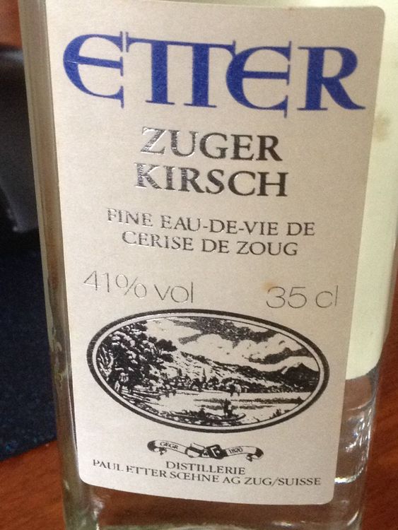 Zuger Kirsch, Paul Etter Söhne AG | Kaufen auf Ricardo