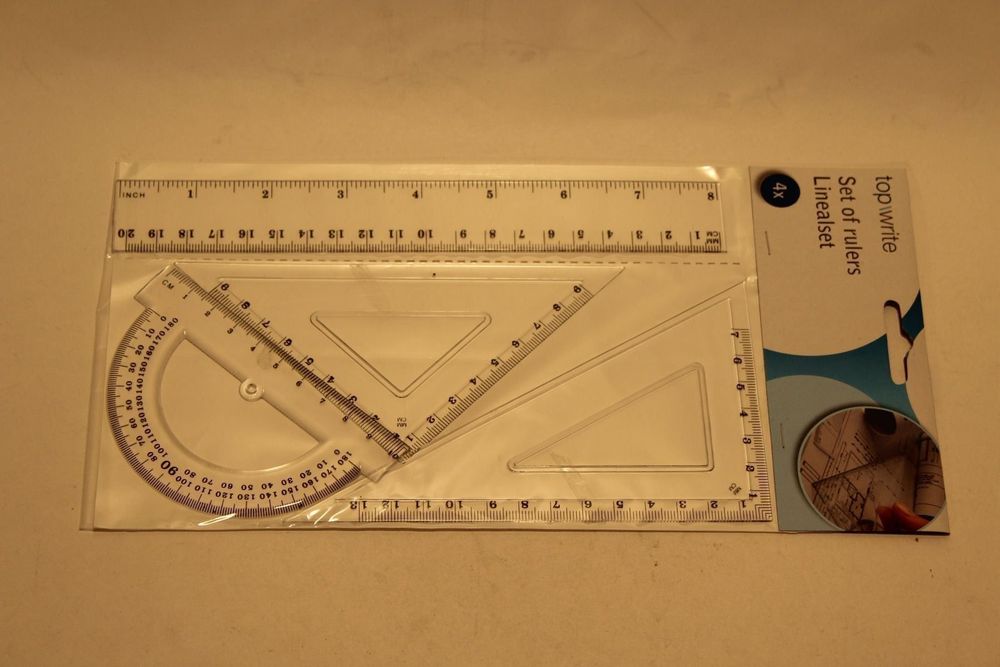 Lineal Set 4-teilig | Kaufen auf Ricardo