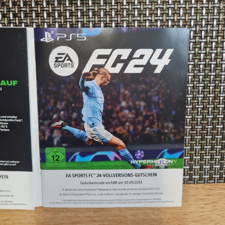 Playstation PS5 Game Spiel Fussball FC24 Fifa 24 Code | Kaufen auf Ricardo