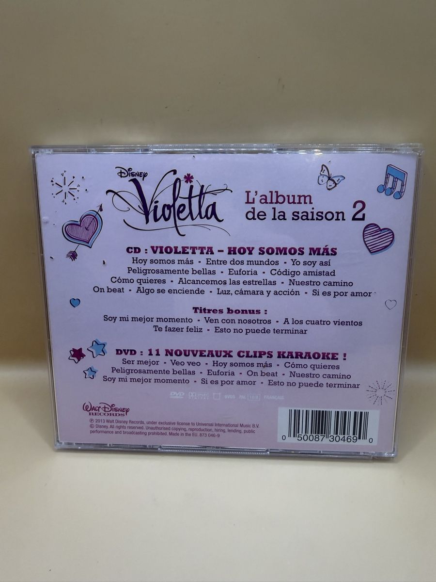 Violetta – L’album de la saison 2 CD + DVD Disney (D'occasion) à Genève ...