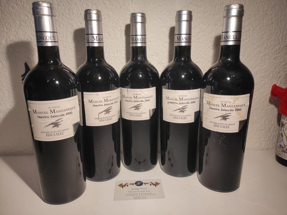 Tempranillo 5 x Manuel Manzaneque Nuestra Seleccion 2000 | Kaufen auf ...