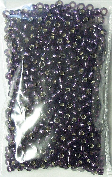 Rocailleperlen Amethyst mit Silbereinzug 3 mm | Kaufen auf Ricardo