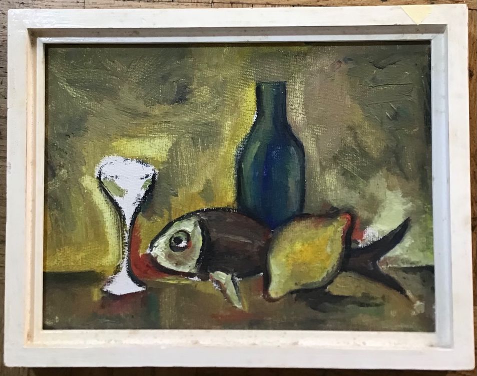 Sehr Interessante Stilleben Gemälde Verso Beschriftet (Gebraucht) in Root für CHF 5 – mit ...