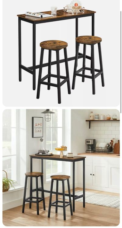 Bartisch-Set Stehtisch Küchentisch mit 2 (Neu und originalverpackt) in Amriswil für CHF 189 ...