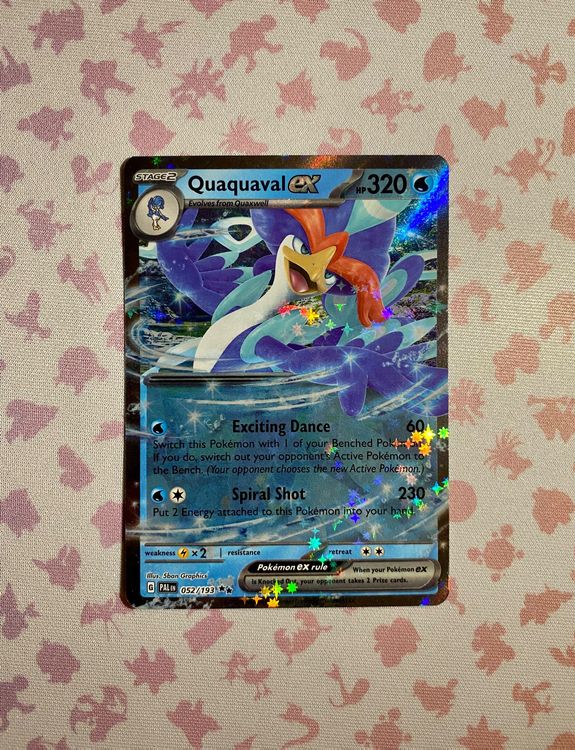 Pokemon Paldea Evolved 'Quaquaval ex' EN (Neu (gemäss Beschreibung)) in ...