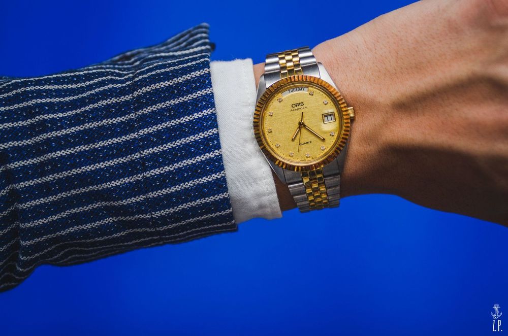 Oris Acapulco Day-date Two tone quartz (Gebraucht) in Boswil für CHF ...