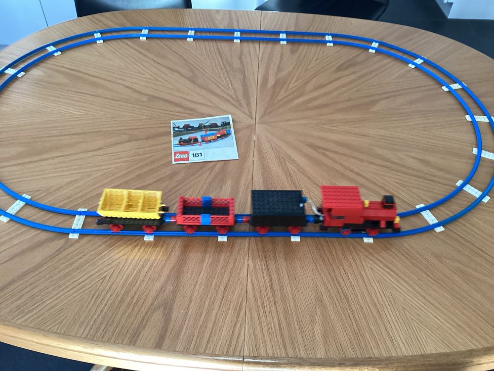 LEGO Eisenbahn 181 Batterie Güterzug 4 Volt mit Anleitung (Gebraucht ...