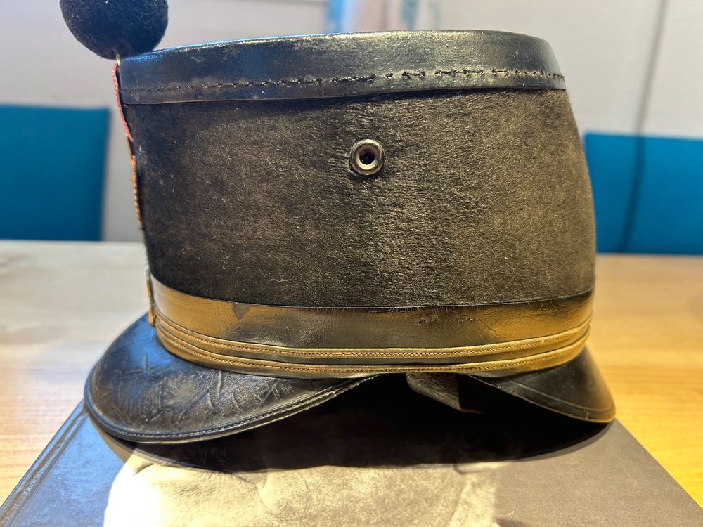 Sehr seltener Tschako 1898 Fliegertruppe Oberleutnant (Gebraucht) in ...