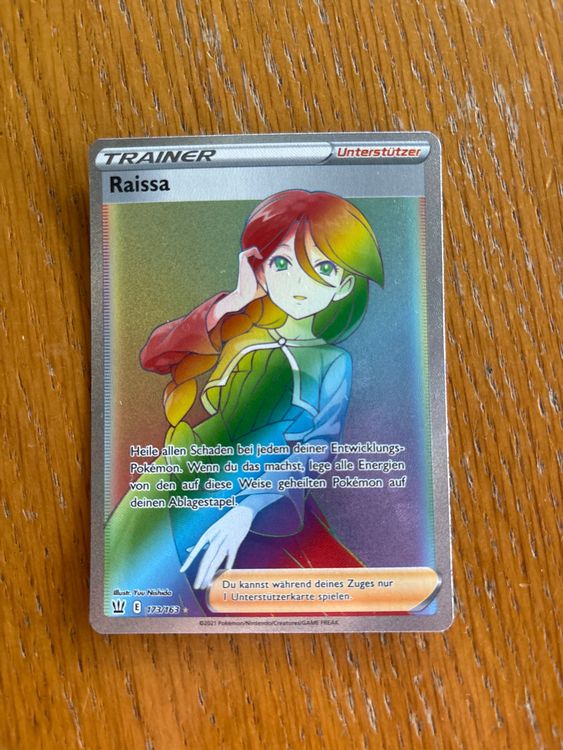 Raissa Full Art Rainbow Selten! Pokemon Karte Top Zustand (Gebraucht ...