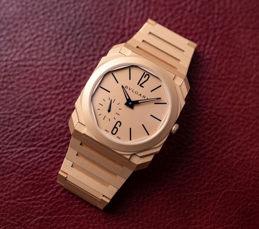 Bulgari Octo Finissimo Rose Gold 102912 Box & Warranty Card (Neu ...