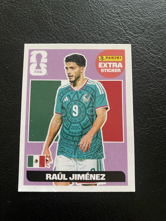 Carte Panini FIFA Raúl Jiménez Mexique 2026 Extra Sticker (Neuf (Voir ...