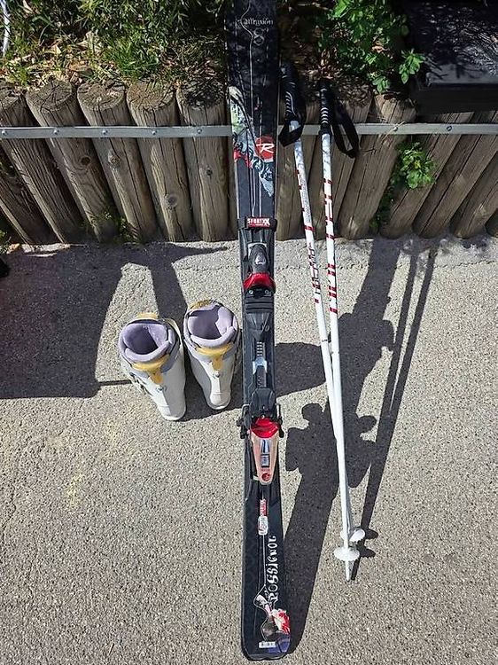 Set complet de ski Rossignol (Skis + Bâtons + Chaussures) (Gebraucht ...