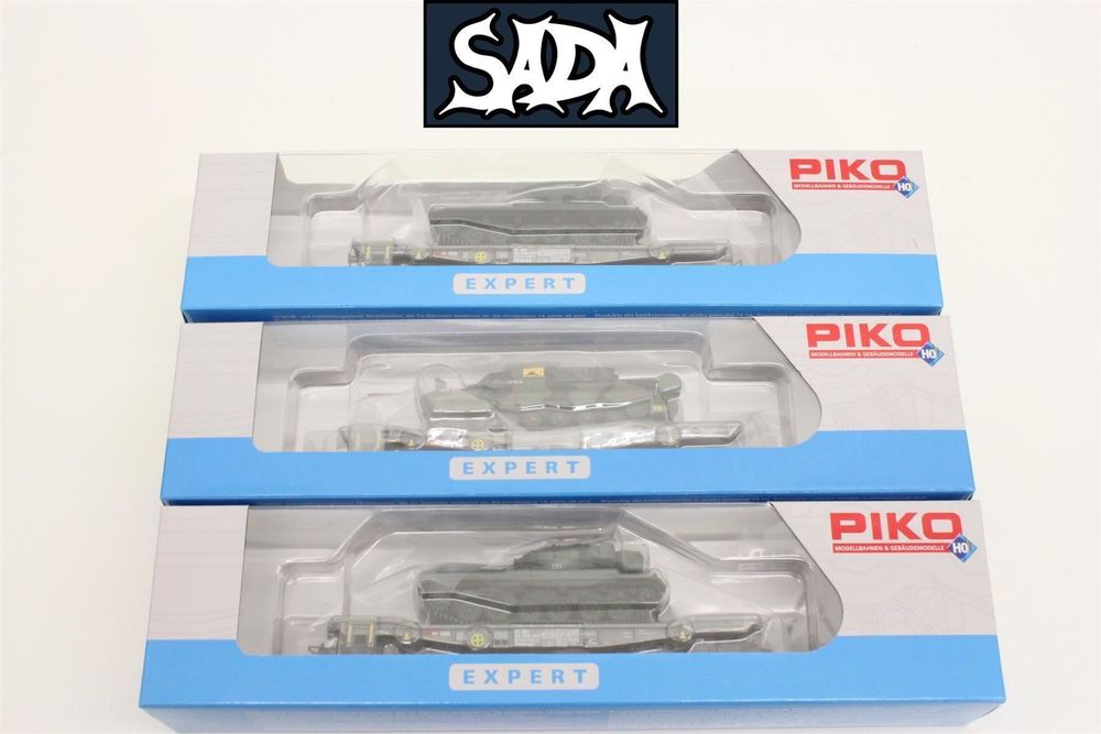 Piko 3 x Panzertransportwagen DC H0 (Gebraucht) in Basel für CHF 130 – mit Lieferung auf Ricardo ...