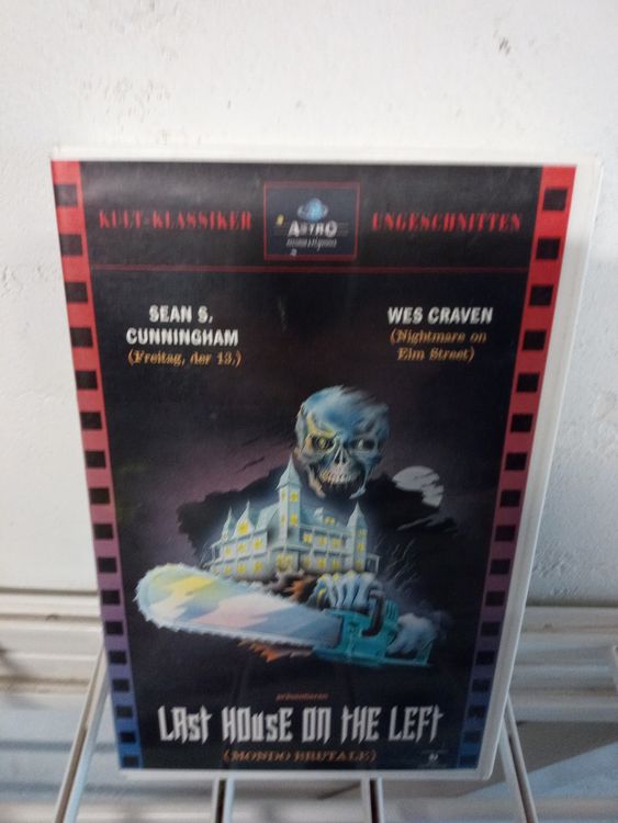 VHS LAST HOUSE ON THE LEFT ASTRO VIDEO UNCUT HORROR THRILLER (Gebraucht ...