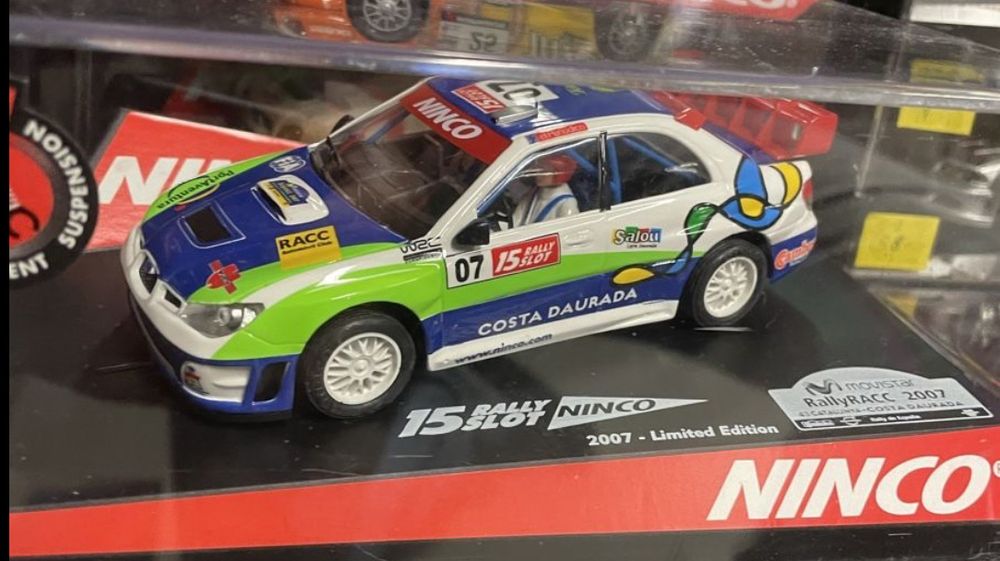 SUBARU WRC «LIMITED EDITION «15 Jahre RALLY SLOT» NINCO 1:32 (Neu und ...