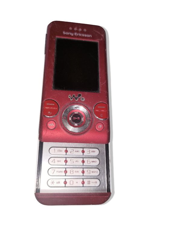 📞 Sony Ericsson W580i - Vintage Handy Natel Mobile rot📱 (Gebraucht) in ...