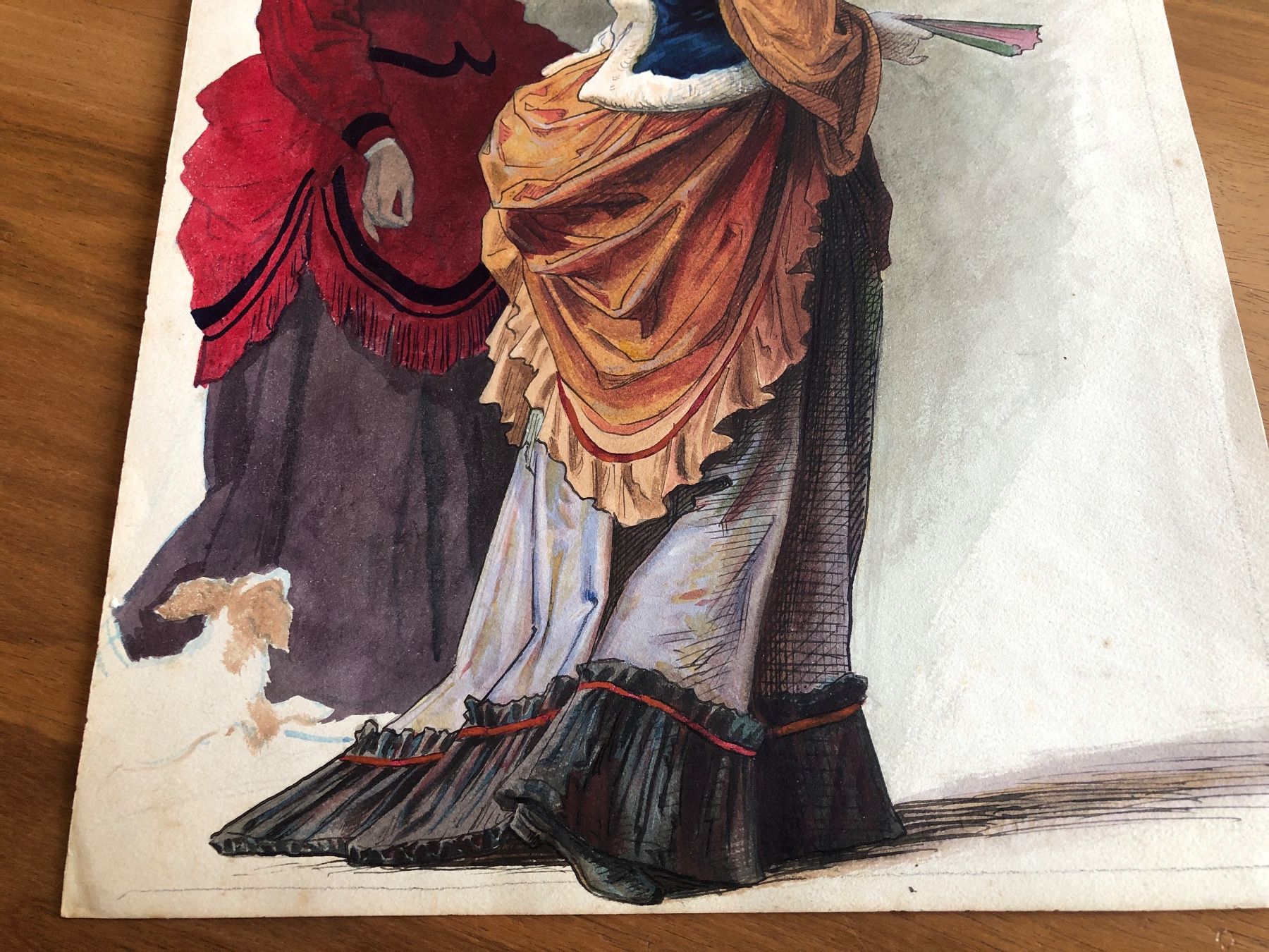 Belle gouache attribuée au peintre Léo Paul Robert Bienne (Gebraucht ...