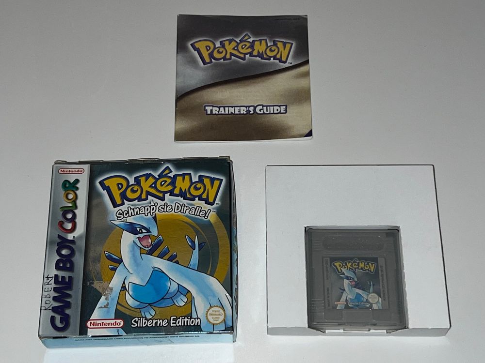 Game Boy Color (GBC) Spiel - Pokémon Silberne Edition (OVP) (Gebraucht ...