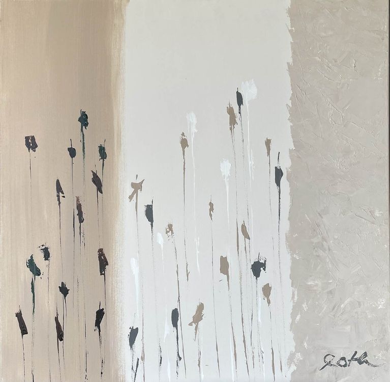 Acryl Bild auf Leinwand Original handegemalt | Kaufen auf Ricardo