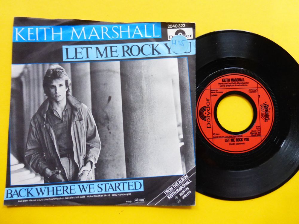 Keith Marshall – Let Me Rock You | Kaufen auf Ricardo
