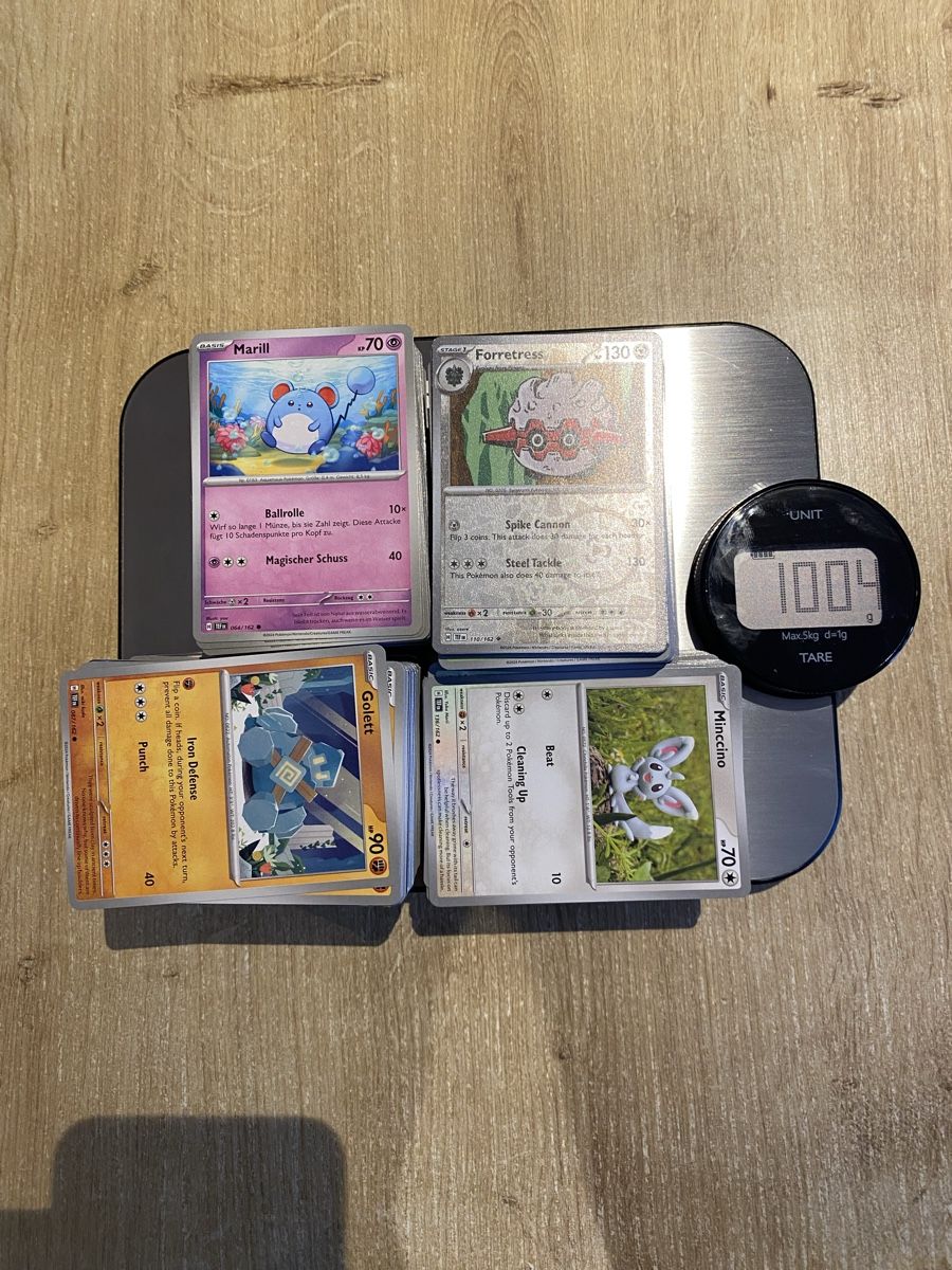 Pokemon Karten 1 KG Bulk Temporal Forces TEF (Gebraucht) in Grindelwald ...