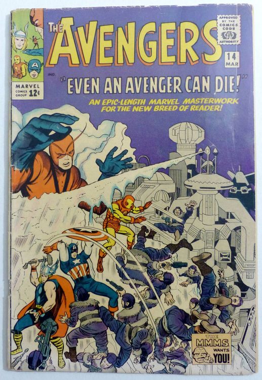 AVENGERS #14 WATCHER APPEARANCE JACK KIRBY MARVEL 1965 | Kaufen auf Ricardo