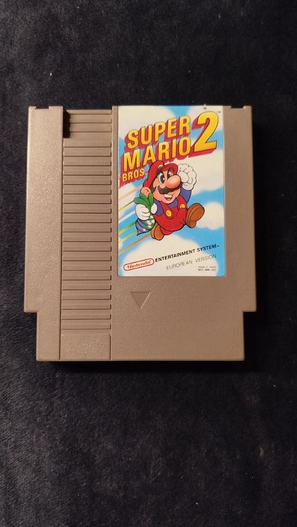 Super Mario Bros 2 PAL NES Modul Nintendo Retrospiel 1985 (Gebraucht ...