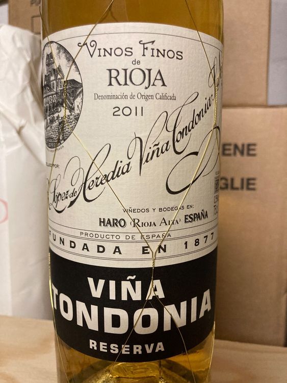 Rare: Vina Tondonia (blanc) 2011 - Lopez de Heredia | Kaufen auf Ricardo