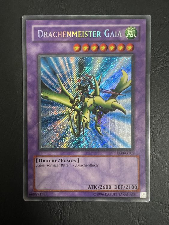 Drachenmeister Gaia (LOB) - Secret Rare (Gebraucht) in Bottmingen für ...