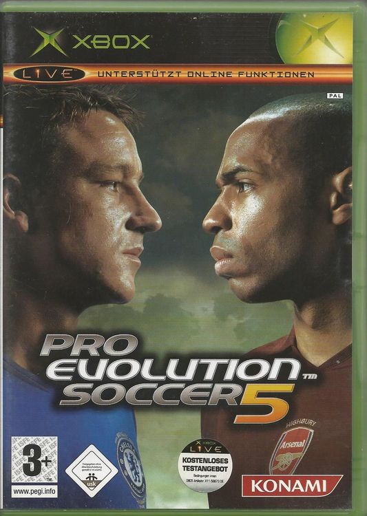 Pro Evolution Soccer 5 (Xbox, 2005, DVD-Box) Zustand gut (Gebraucht) in ...