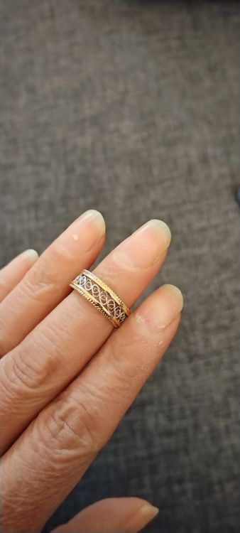 Bandring in silbern filigran 925 bicolor (Neu (gemäss Beschreibung)) in ...