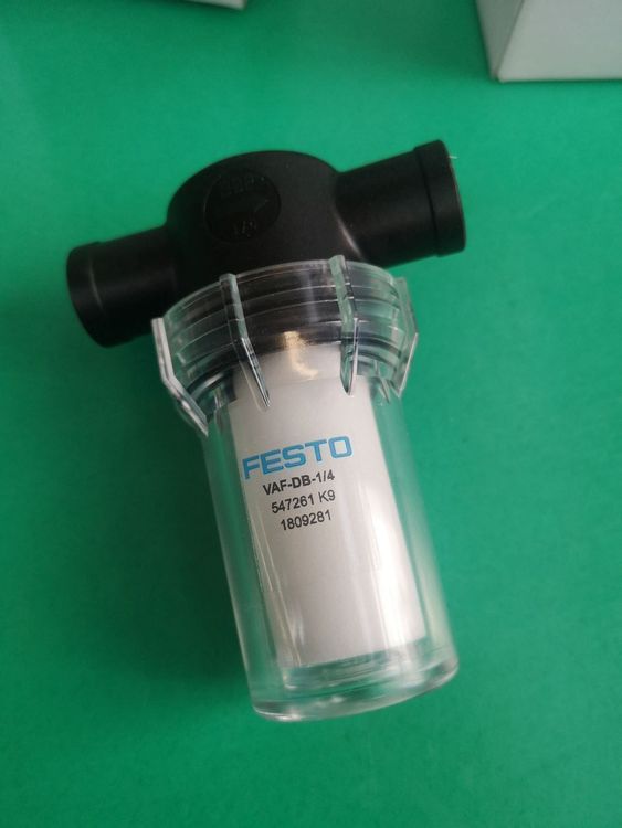 Festo VAF-DB-1/4 (547261) Vakuumfilter (Neu und originalverpackt) in ...