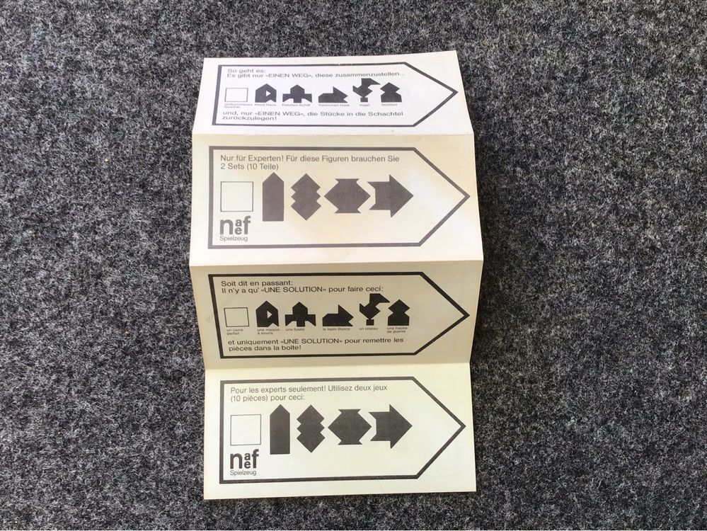 NAEF SPIELZEUG ONE WAY PUZZLE 9622 HENRY ADAM | Kaufen auf Ricardo