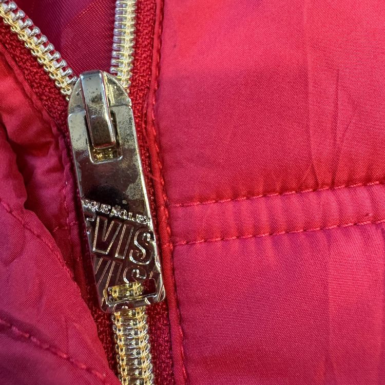 Evisu vintage red and golden puffer jacket winterjacke japan (Gebraucht ...