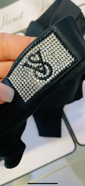 Victorias Secret String aus Baumwolle mit Logo Strass Gr. L (Neu und ...