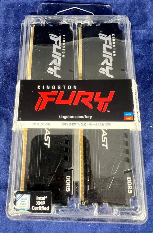 neu : DDR5-RAM FURY Beast 6000 MHz 2x 16 GB | Kaufen auf Ricardo