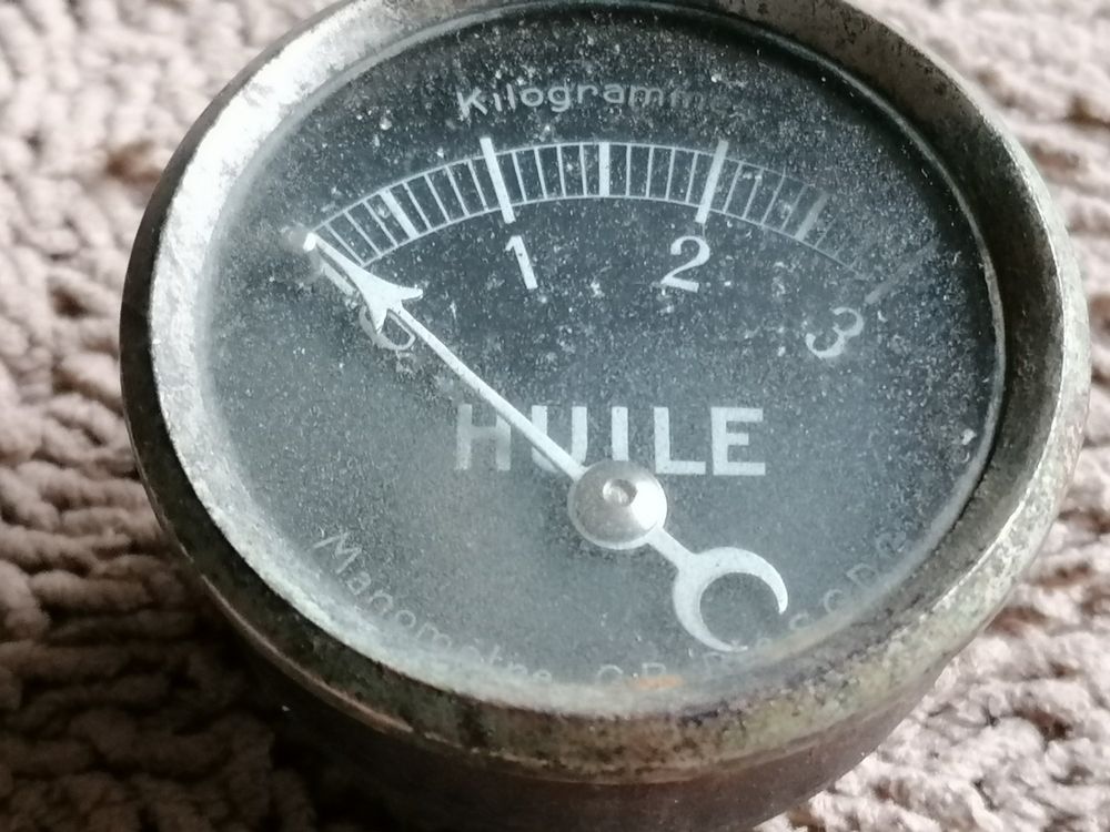 Manomètre d'huile pour voitures anciennes oldtimer teile OIL (Gebraucht ...