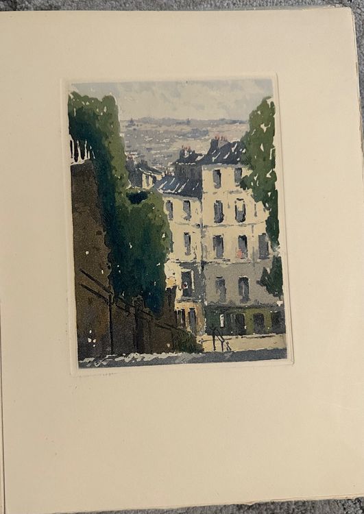 Pierre Mac Orlan Montmarten original Aquarell | Kaufen auf Ricardo