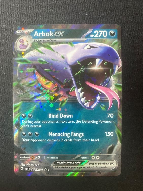 Arbok ex 24 - MEW 151 - EN | Kaufen auf Ricardo