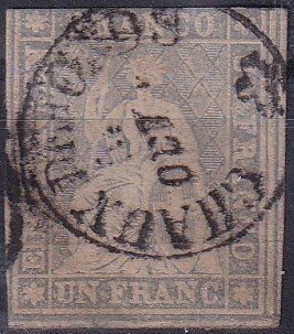 Strubel 27D mit V-O CHAUX-DE-FONDS, SBK 1300.-Sig. Marchand+ (Gebraucht) in Samnaun-Compatsch ...