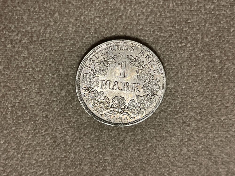 1 Mark 1914 Silbermünze (Gebraucht) in Elsau für CHF 4 – mit Lieferung ...